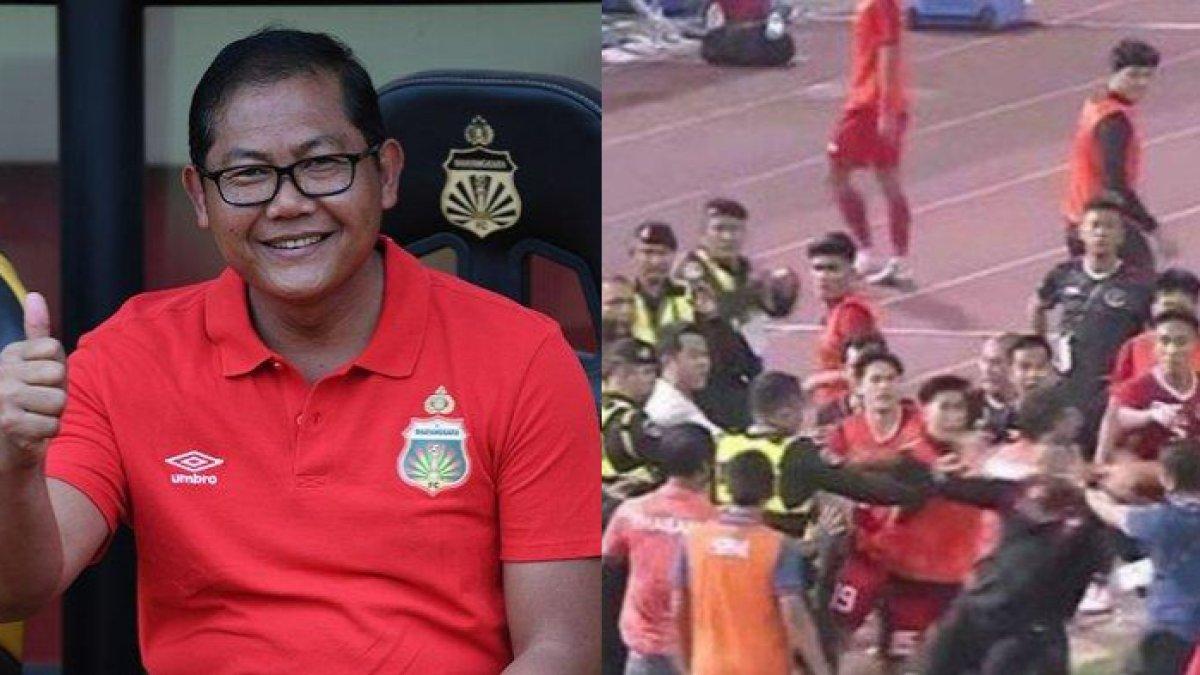 DETIK-detik Sumardji, Manajer Timnas U-22 Dikeroyok Official Thailand ...