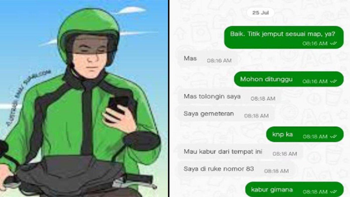 'Mas Tolongin Saya!' Aksi Driver Ojol Selamatkan Penumpang di Bekasi, Niat Cari Kerja Malah ...