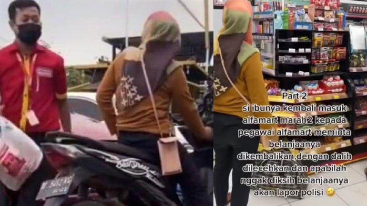 'Aku Sudah Bayar Pajak!' Belanja 3 Kantong di Minimarket, Wanita Ini Ogah Bayar & Ancam Lapor ...