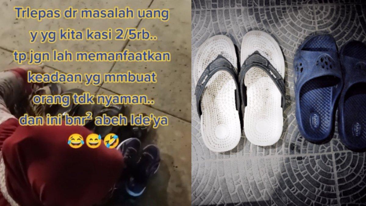 VIRAL Tukang Parkir Sandal di Masjid Rest Area, Pemudik Syok Tahu ...