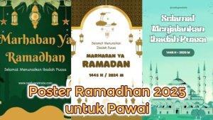 110+ Gambar Poster Ramadhan 2025 Penuh Warna, Unduh Gratis untuk Banner Pawai TK/SD, Ini Caranya ...