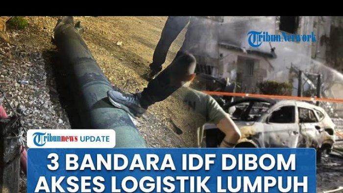 VIDEO 3 Bandara Israel Dihujani Roket Hizbullah, Akses Transportasi dan Logistis IDF Lumpuh ...