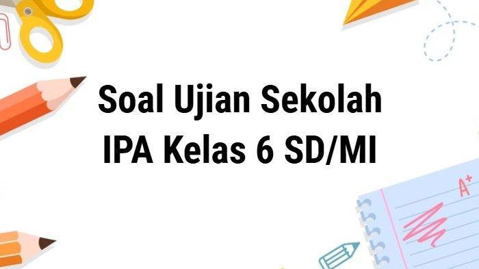 50 Soal Ujian Sekolah IPA Kelas 6, Kunci Jawaban Proses Pernapasan yang Terjadi di Alveolus ...