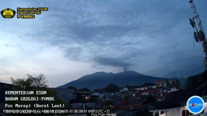 Gunung Marapi Sumbar Kembali Erupsi Jumat Siang, Abu Tebal Mengarah ke ...