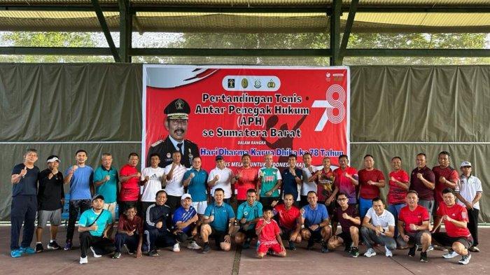 Semarakkan HDKD ke-78, Kanwil Kemenkumham Sumbar Gelar Pertandingan Tenis Lapangan Antar APH ...
