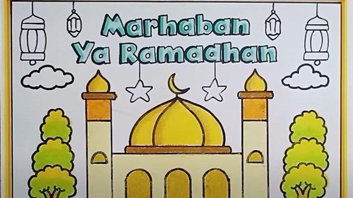 5 Gambar Poster Ramadhan Anak TK 2025, Edukasi yang Menyenangkan bagi Anak-Anak - Tribunpadang.com