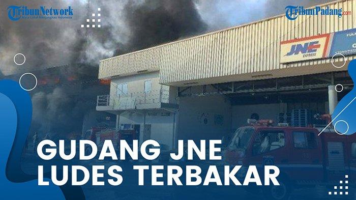 VIDEO Gudang JNE Terbakar, 200 Ribu Produk Eiger Ikut Habis Dilalap Api ...