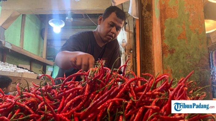 Harga Cabai Merah di Pasar Raya Padang Kembali Turun, Sempat Rp80 Ribu Sekilo - Tribunpadang.com