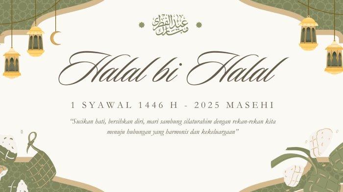 30 Ide Tema Halal Bihalal Lebaran 2025 untuk Keluarga, Sekolah, dan ...