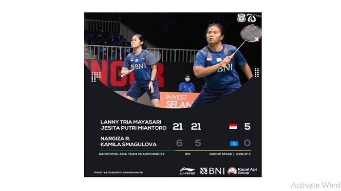 Hasil Kejuaraan Beregu Asia 2022, Indonesia Sapu Bersih Pertandingan, Menang 5-0 atas Kazakhstan ...