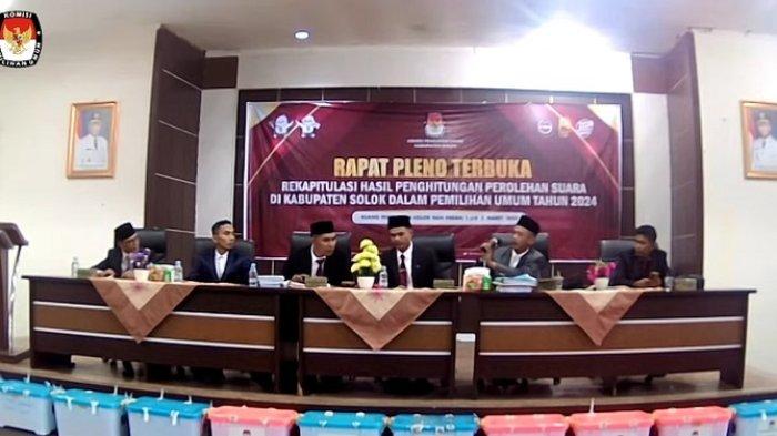 Dua Pekan Pasca Pemungutan Suara Kpu Solok Gelar Rapat Pleno Terbuka