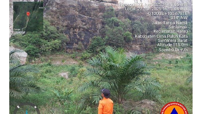 Api Padam Usai Tiga Hari, Kebakaran Hanguskan 6 Hektar Lahan di Lembah Harau Lima Puluh Kota ...