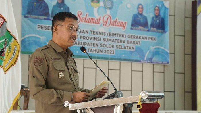 Pemkab Harapkan, PKK Menjadi Pendorong Percepatan Pengembangan SDM di Solsel - Tribunpadang.com