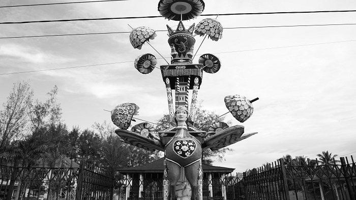 Struktur Tabuik Pangkek Ateh dan Bawah di Prosesi Puncak Pesona Hoyak ...