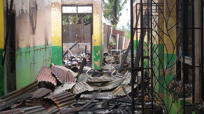 Bangunan Sekolah Ludes Terbakar, Siswa SDN 54 Piliang Payakumbuh Belajar Secara Daring ...