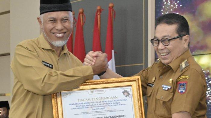Kota Payakumbuh Raih Penghargaan Predikat Penilaian Kepatuhan Penyelenggaran Pelayanan Publik ...