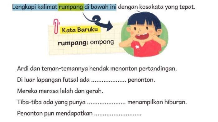 Kunci Jawaban Bahasa Indonesia Kelas 3 Halaman 47, Lengkapi Kalimat ...