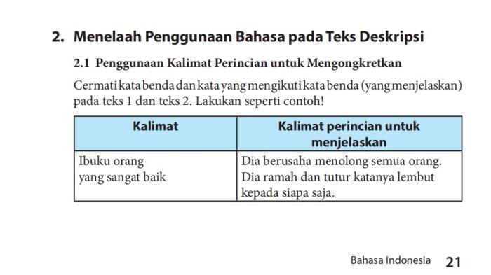 Kunci Jawaban Bahasa Indonesia Kelas 7 Halaman 22, Kata Baik pada Kolom ...