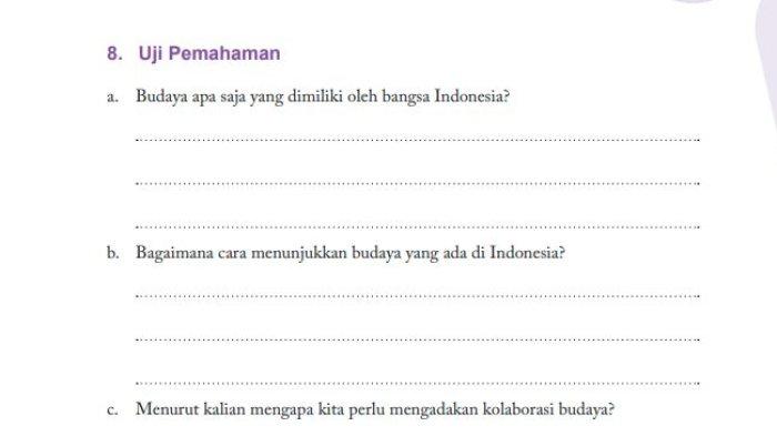 Kunci Jawaban PKN Kelas 11 Halaman 121 Kurikulum Merdeka, Kolaborasi Budaya - Tribunpadang.com