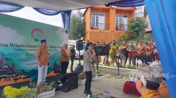 Dinilai Kemenparekraf, Pengelola Desa Wisata Danau Diateh Solok Sumbar ...