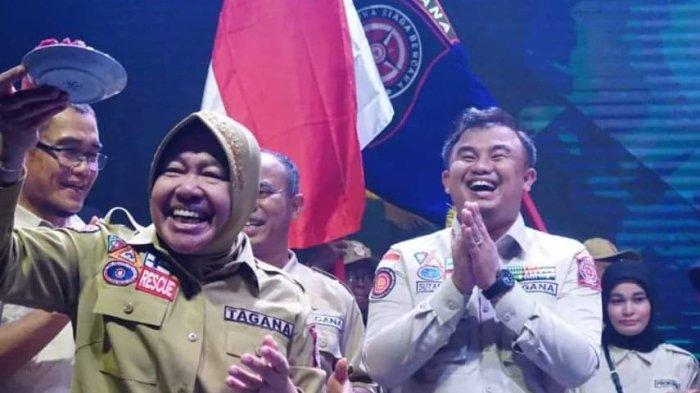 Mensos RI Peringati HUT Ke-19 Tagana di Dharmasraya, Risma: Tagana ...