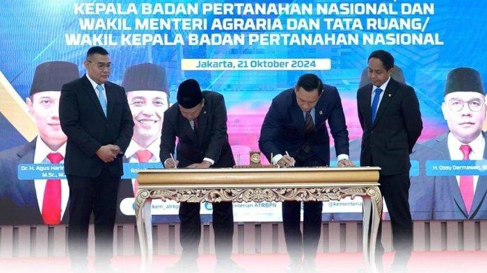 Nusron Wahid Resmi Jabat Menteri ATR/BPN, Lanjutkan Program AHY - Tribunpadang.com