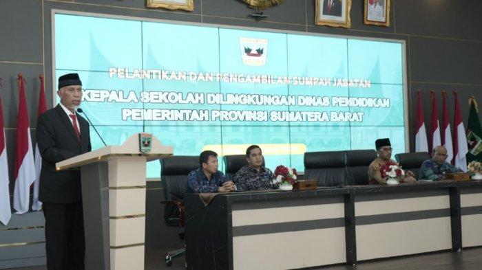 65 Kepala SMA/SMK Dilantik, Gubernur Ingatkan untuk Tingkatkan Mutu ...