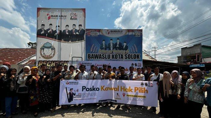 Maksimalkan Pengawasan, Bawaslu Kota Solok Launching Posko Kawal Hak Pilih - Tribunpadang.com