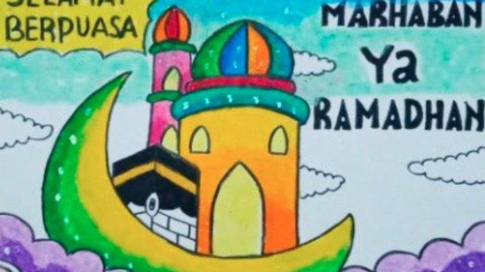 10 Contoh Poster Ramadhan Anak SD 2024 - Tribunpadang.com