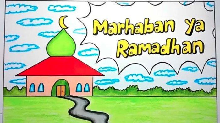 10 Contoh Poster Ramadhan Anak SD 2024 - Tribunpadang.com