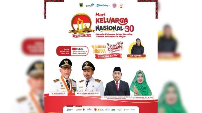 Puncak Harganas ke-30 Sumbar Digelar Hari Ini, Dimeriahkan dengan Pandeka Komika 2023 & Rin ...