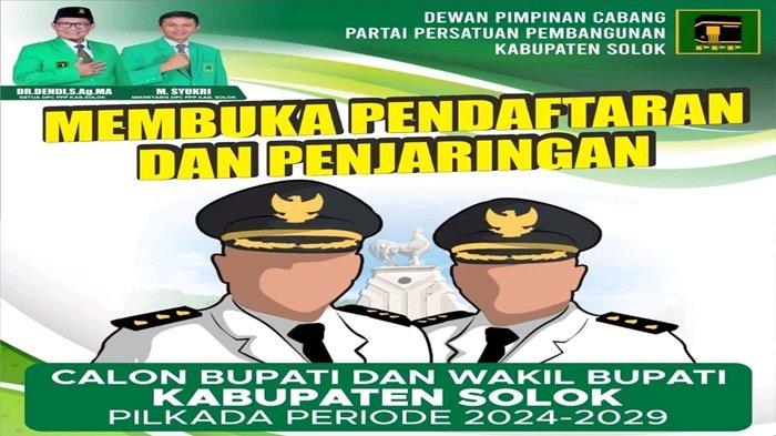 3 Hari Buka Pendaftaran, DPC PPP Kabupaten Solok Sebut Sudah Ada 3 Pendaftar Bupati dan Wakil ...