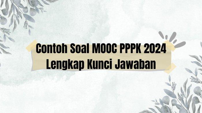 Contoh Soal MOOC PPPK 2024, Sebutkan yang Bukan Merupakan Fungsi ASN ...