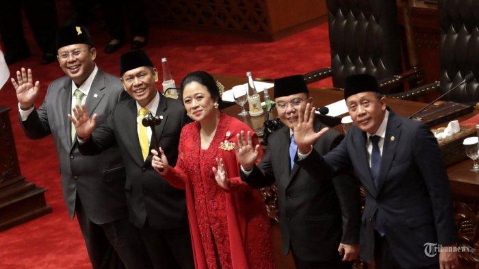 Daftar Pimpinan DPR, DPD, dan MPR RI Periode 2024-2029 - Tribunpadang.com