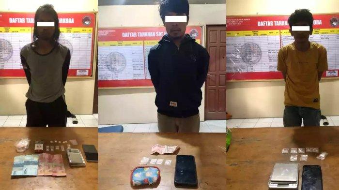 Tiga Pemuda Ditangkap Satresnarkoba Polresta Bukittinggi di Agam, 20 Paket Sabu-sabu Diamankan ...