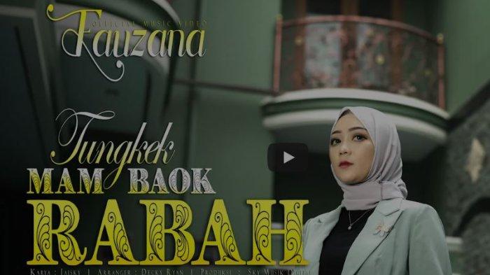 Arti Lirik Lagu Minang Tungkek Mambaok Rabah Fauzana: Bagumam Galak Kutiko Lai - Tribunpadang.com