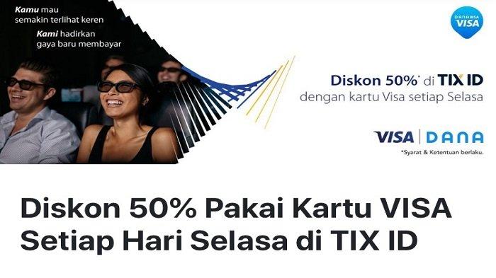 Jangan Lewatkan, Promo Diskon 50 Persen di TIX ID Setiap Hari Selasa ...