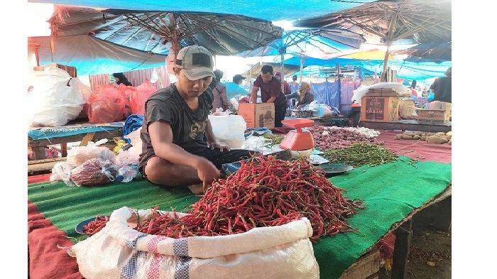 Harga Cabai Merah di Pasar Sijunjung Anjlok Jadi Rp 25 Ribu Per Kg, Sebelumnya Sempat Rp 80 Ribu ...