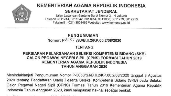 Hari Ini Terakhir Pengisian DRH dan Unggah Dokumen Bagi Peserta CPNS ...