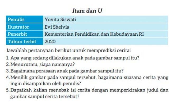 Kunci Jawaban Bahasa Indonesia Kelas 7 Kurikulum Merdeka Halaman 140: Gambar Sampul Itam dan U ...