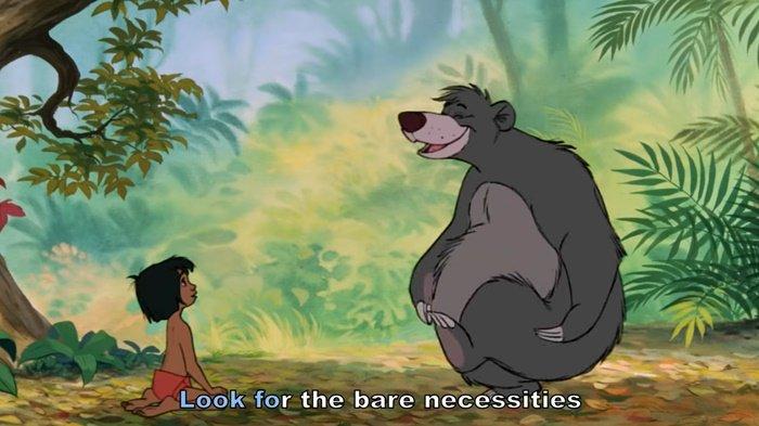 Lirik Lagu Bare Necessties - Phil Harris, Bruce Reitherman: Look For ...