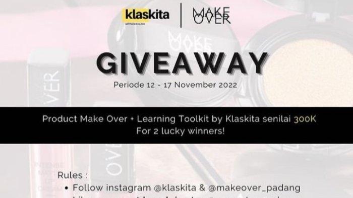 Make Over Padang Bareng Klas Kita Hadirkan Give Away, Ikuti dan Raih ...