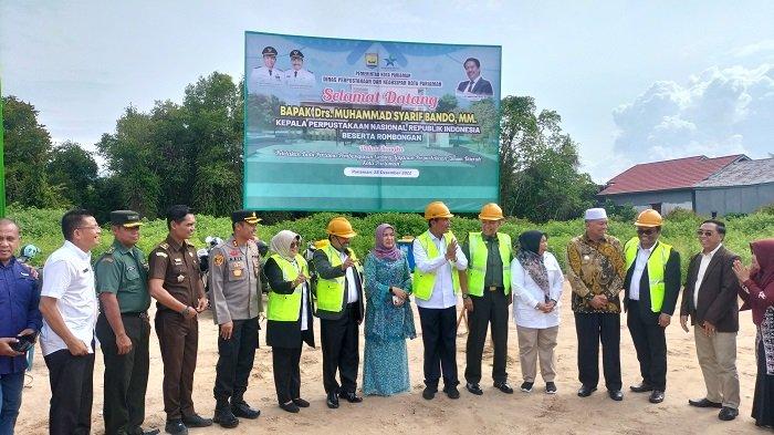 Pembangunan Gedung Perpustakaan Senilai Rp 10 Miliar di Kota Pariaman Dimulai - Tribunpadang.com