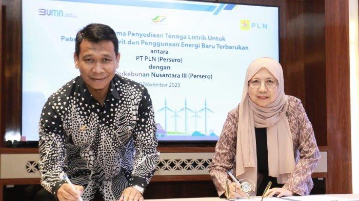 Sepakati Kerjasama Pemanfaatan EBT, PLN Bakal Pasok Listrik Hijau Untuk PTPN III dan Alfamidi ...