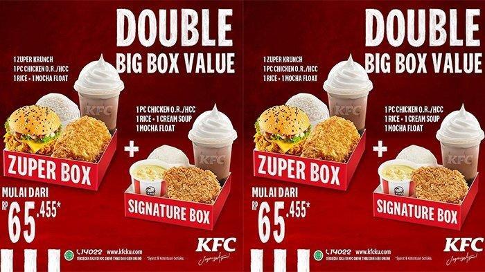 Hanya Sampai 7 Januari 2021, Promo KFC Double Big Box Value Rp 63 ...