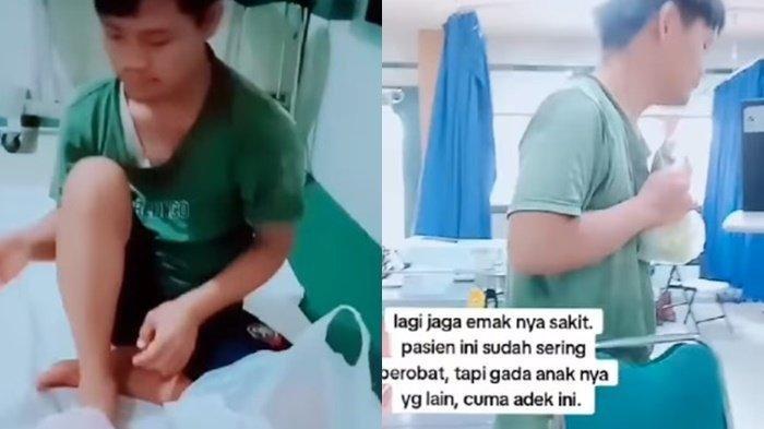 Kisah Seorang Anak Berkebutuhan Khusus yang Selalu Jaga Ibu Sedang Sakit, Disebut Anak Berbakti ...