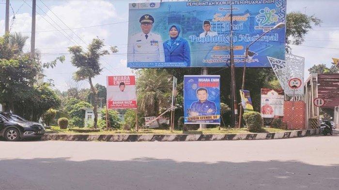 Pilkada Muara Enim 2024 Mulai Panas, Cabup-Cawabup 'Perang' Baliho dan ...
