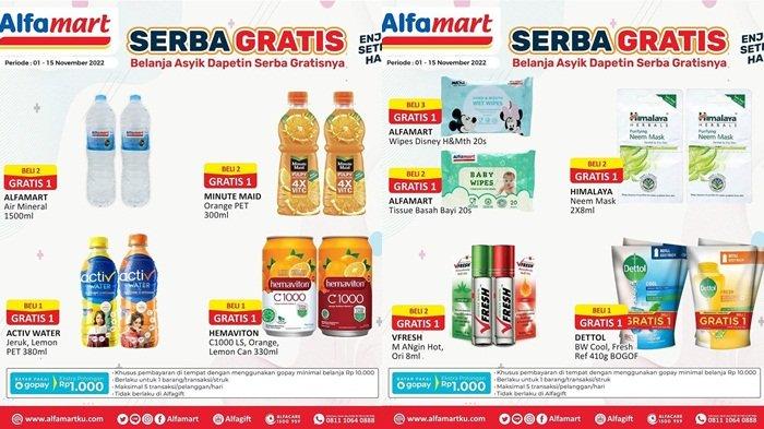Promo Alfamart Hari Ini, Serba Gratis Minimal Belanja 10 Ribu, Beli 3 ...
