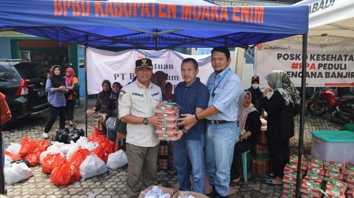 Bukit Asam Salurkan Bantuan untuk Korban Banjir di Lawang Kidul - Sripoku.com
