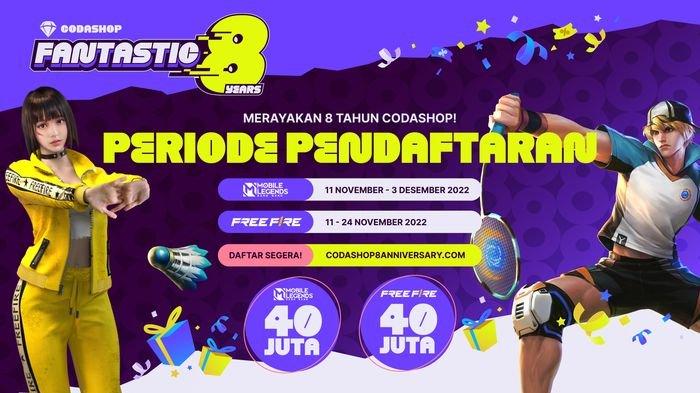 Bagaimana Cara Daftar Turnamen Mobile Legend dan Free Fire di Codashop ...